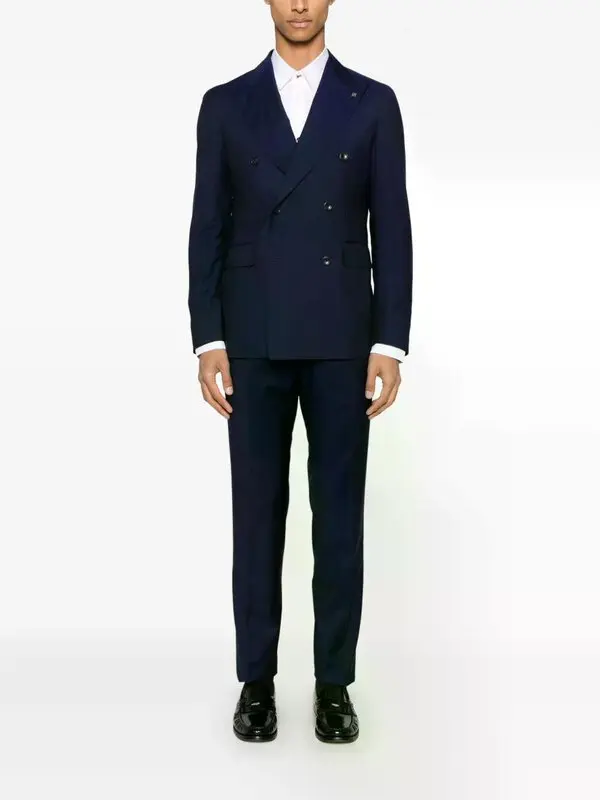 Tagliatore Virgin Wool Suit - Blue