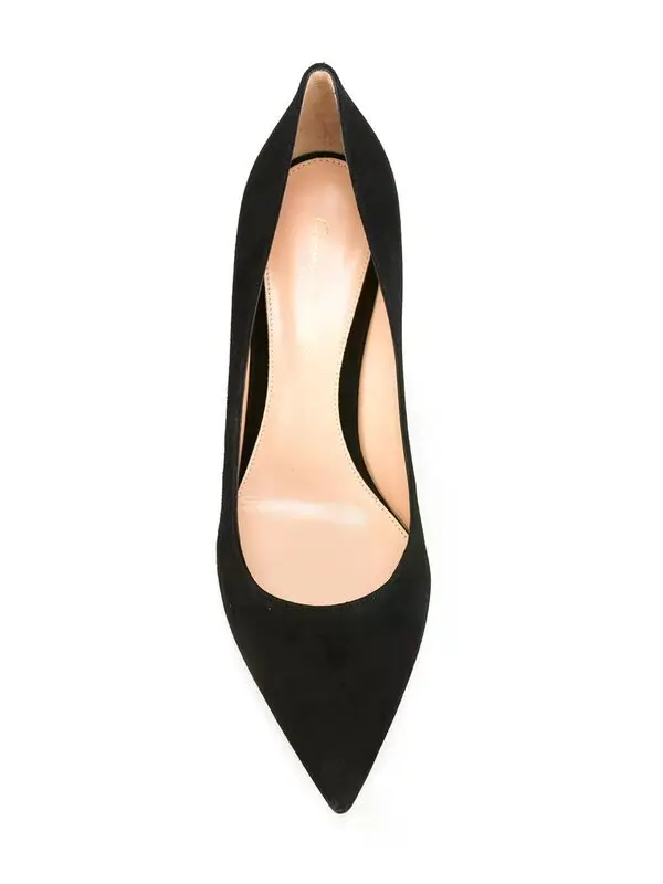 GIANVITO ROSSI 70mm Suede Pumps - Black