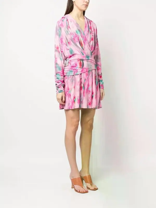 IRO PARIS Abstract-print Mini Dress