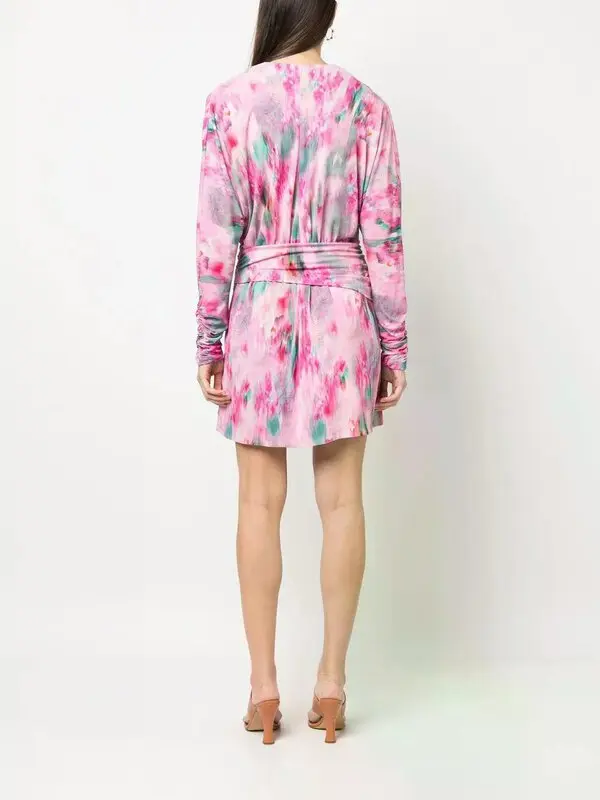 IRO PARIS Abstract-print Mini Dress