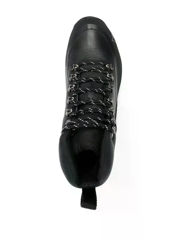 ROA Lace-up Leather Boots - Black