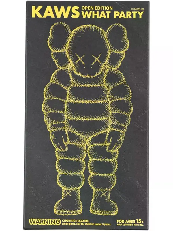KAWS What Party Figure - Yellow