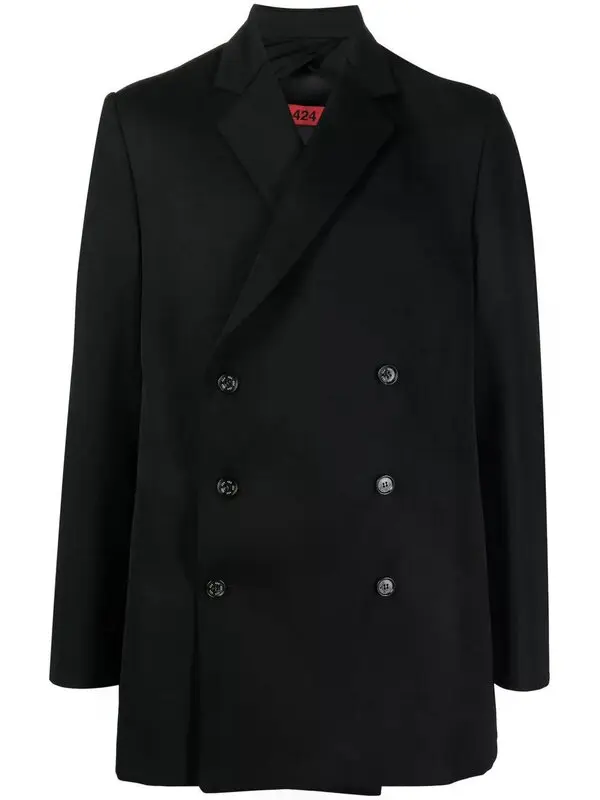424 Double-breasted Wool Coat