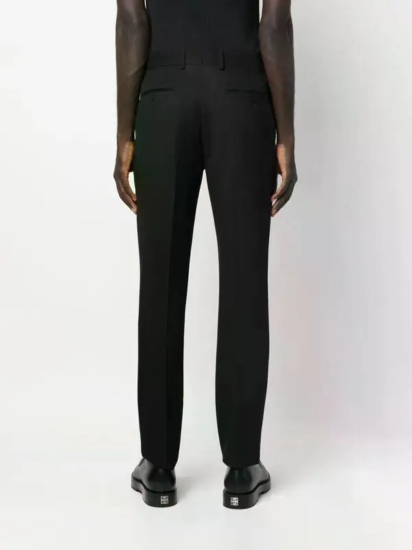 Fendi Ff Logo Tailored Trousers - Black