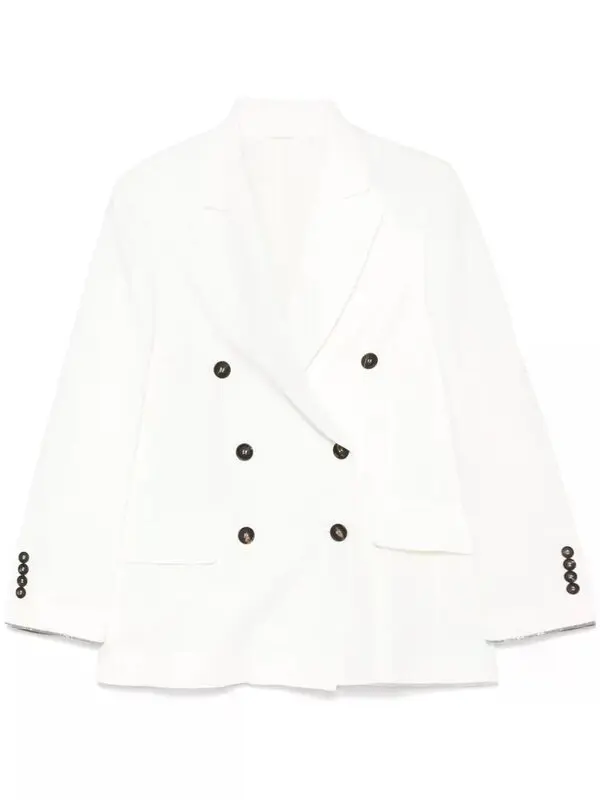 Brunello Cucinelli Double-breasted Blazer - Neutrals