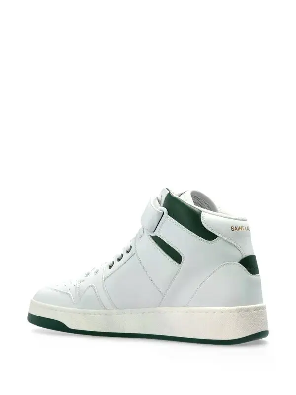 Saint Laurent Panelled High-top Sneakers