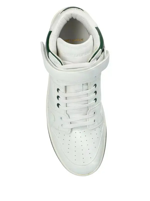 Saint Laurent Panelled High-top Sneakers