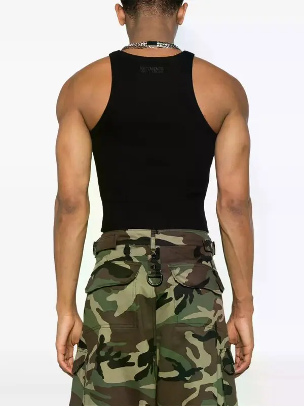 Vetements Ribbed-knit Tank Top