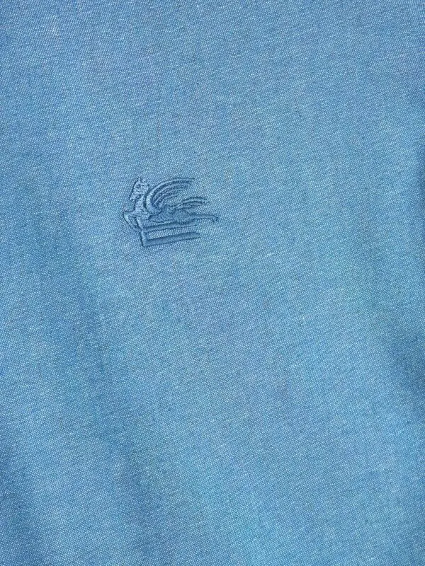 Etro Pegaso-motif Cotton Shirt