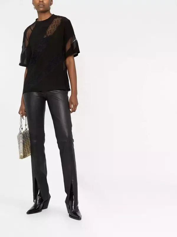 Elie Saab Lace-paneled T-shirt