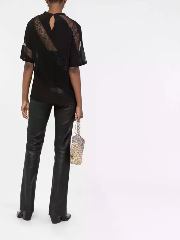 Elie Saab Lace-paneled T-shirt