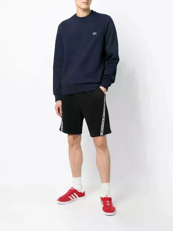 Lacoste Classic Logo-patch Sweatshirt - Blue