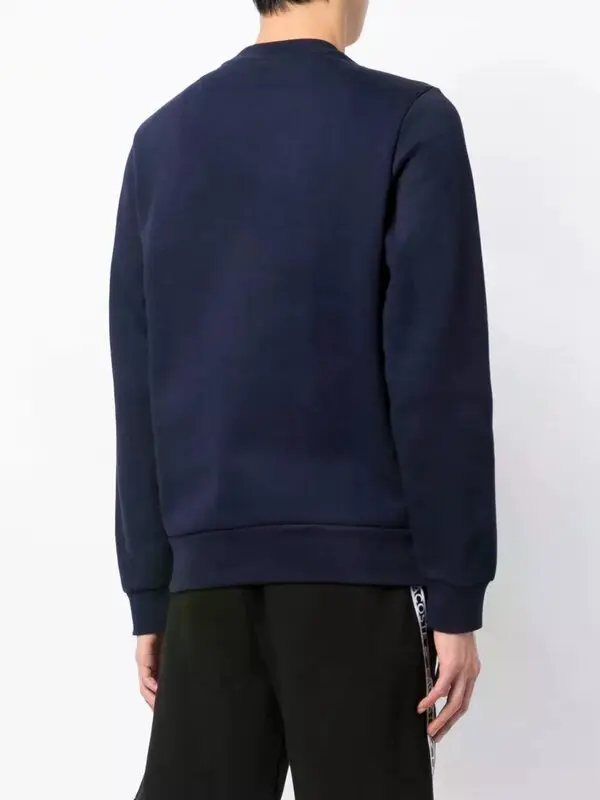 Lacoste Classic Logo-patch Sweatshirt - Blue