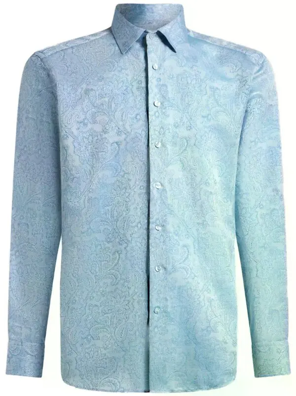 Etro Floral-jacquard Shirt