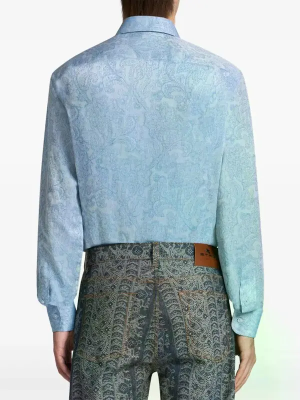 Etro Floral-jacquard Shirt