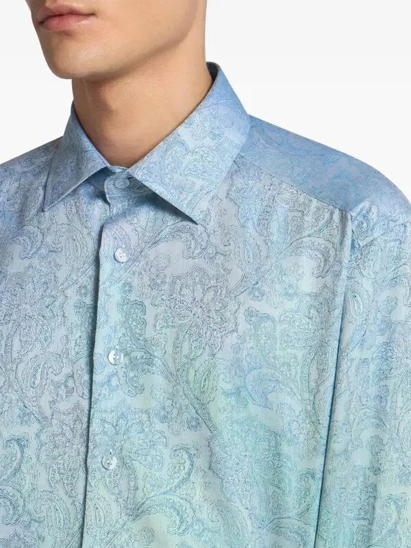 Etro Floral-jacquard Shirt