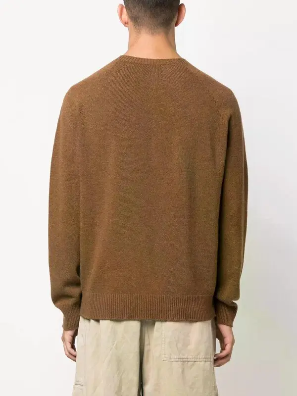 JIL SANDER Fine-knit Wool-cashmere Jumper