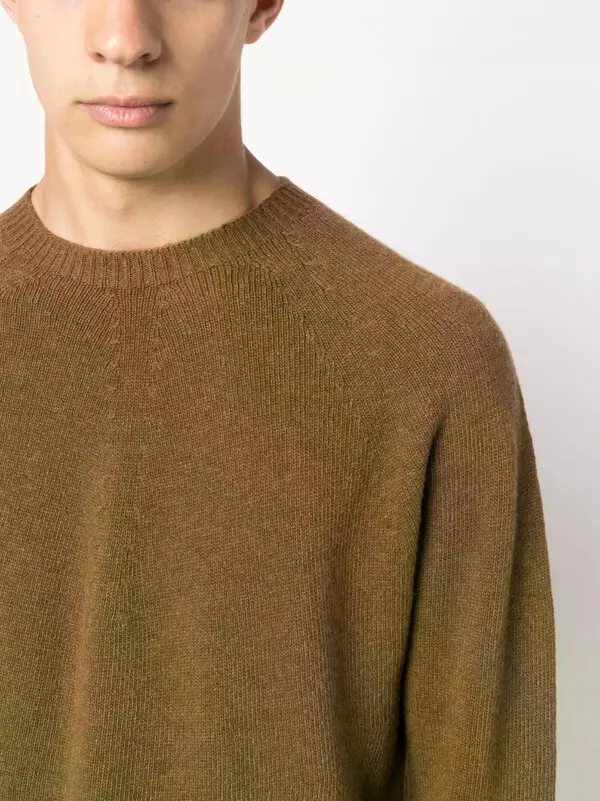 JIL SANDER Fine-knit Wool-cashmere Jumper