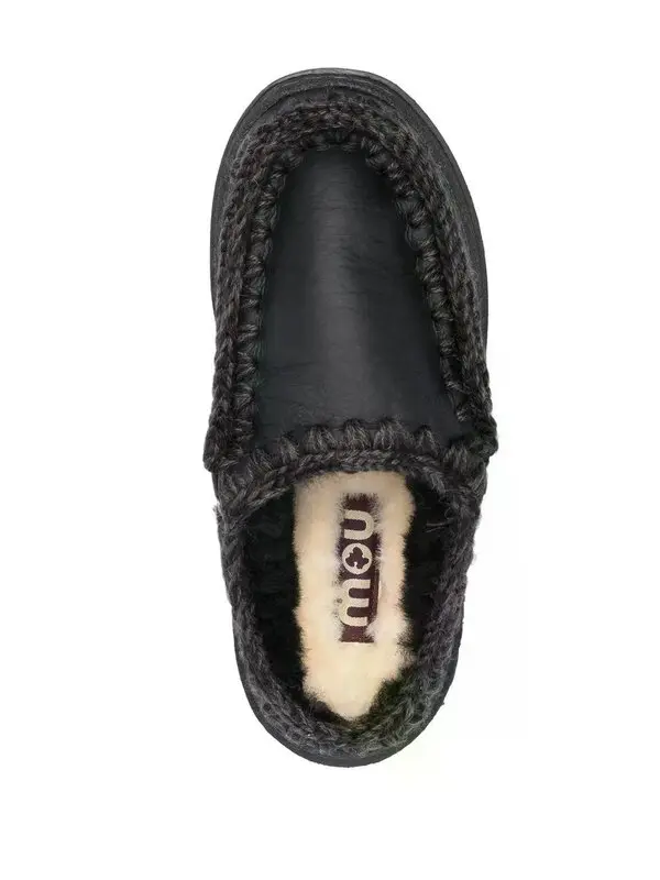 Mou Leather Slippers