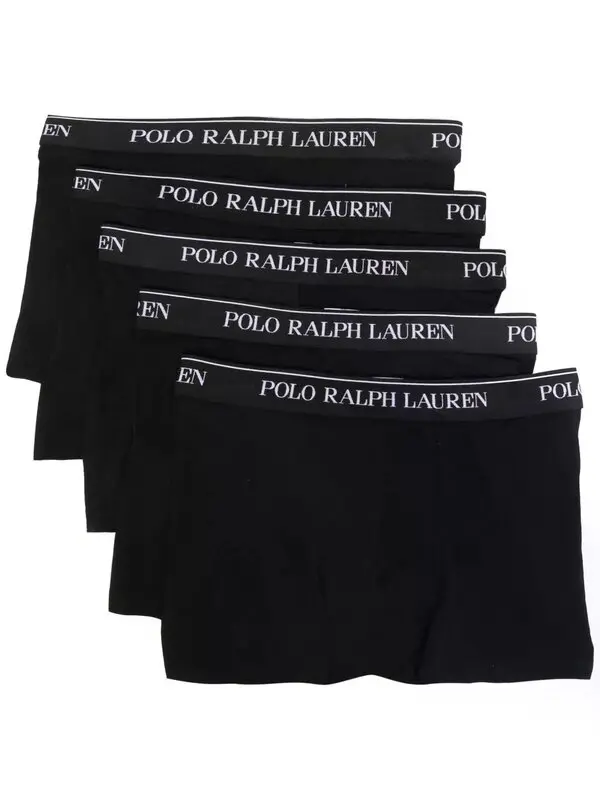 Polo Ralph Lauren Logo-waist Boxers - Black