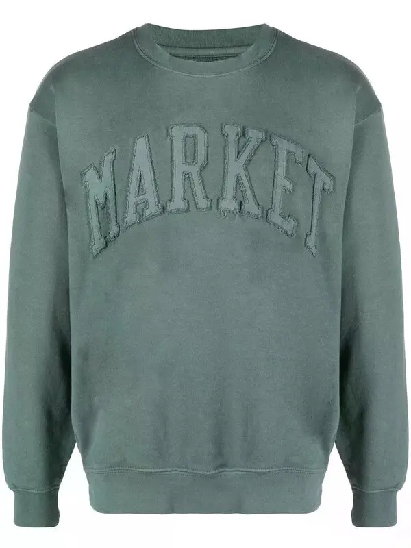 MARKET Embroidered Logo Sweatshirt - Green