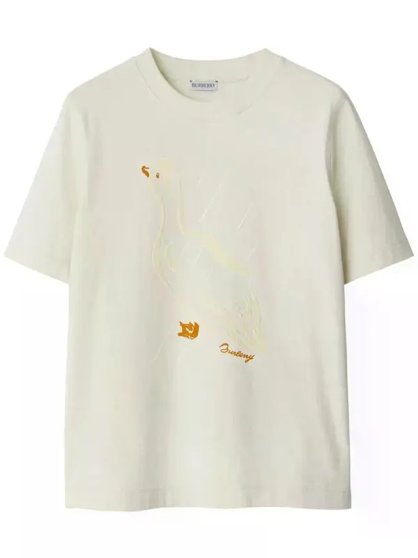 Burberry Duck Graphic Cotton T-shirt