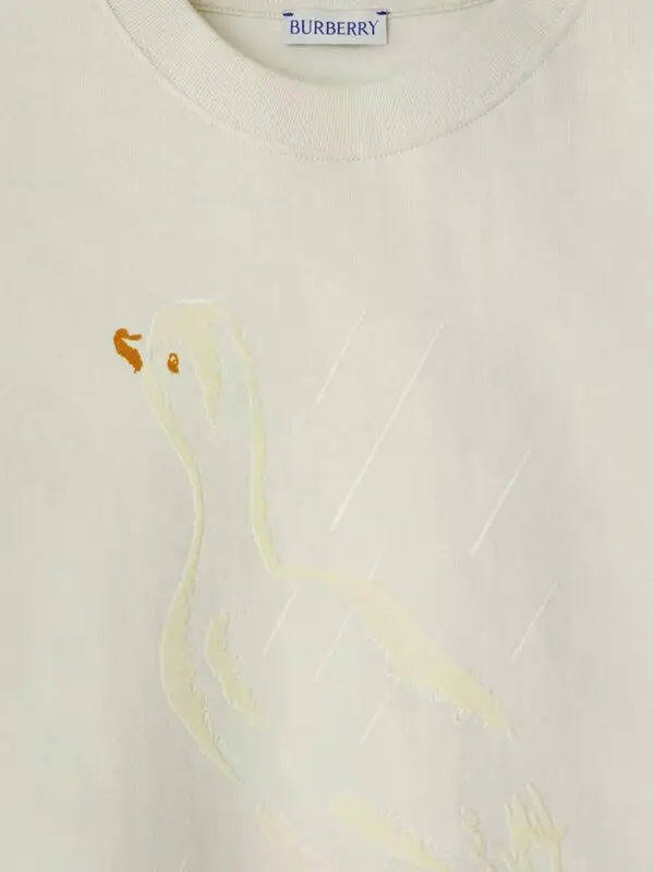 Burberry Duck Graphic Cotton T-shirt