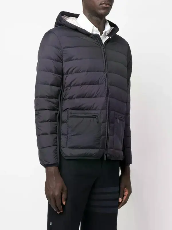 Thom Browne Zip-front Padded Jacket - Blue