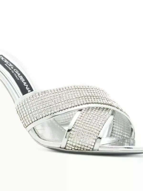 Dolce & Gabbana Crystal Embellished Stiletto Sandals