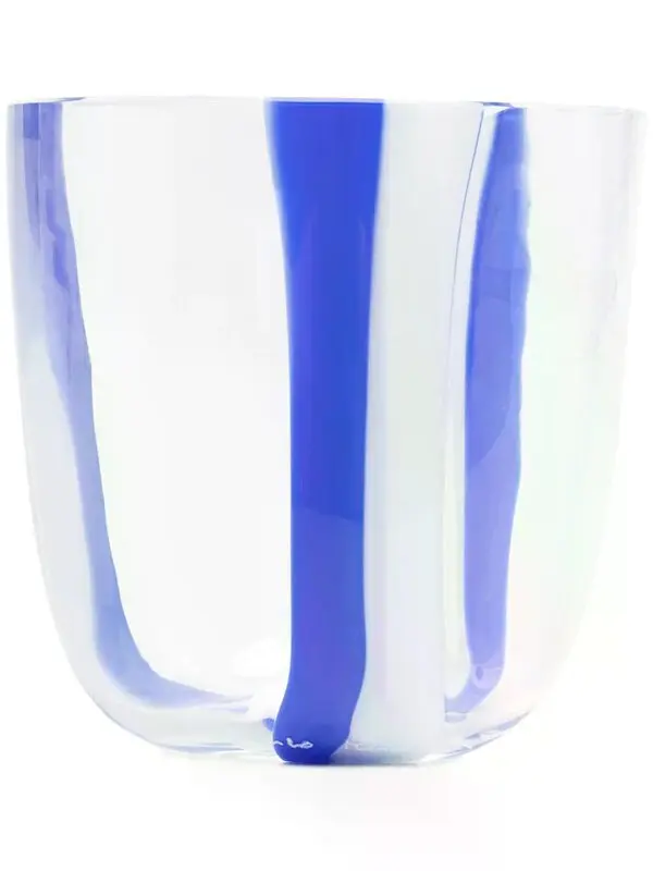CARLO MORETTI Abstract Stripe Print Glass - White