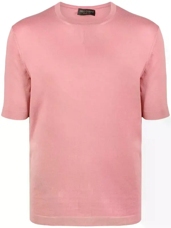 DELL'OGLIO Crew-neck Cotton T-shirt