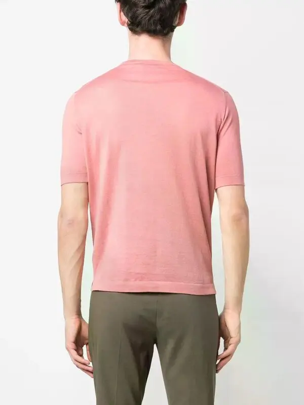 DELL'OGLIO Crew-neck Cotton T-shirt