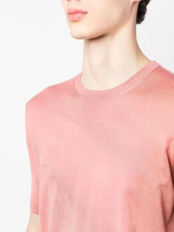 DELL'OGLIO Crew-neck Cotton T-shirt