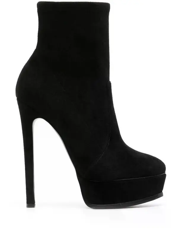 Casadei Flora 140mm Platform Ankle Boots