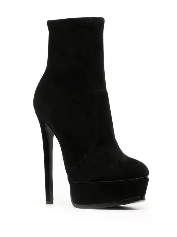 Casadei Flora 140mm Platform Ankle Boots