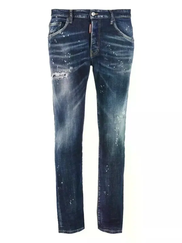 Dsquared2 Distressed Skinny Jeans - Blue