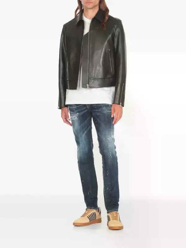 Dsquared2 Distressed Skinny Jeans - Blue
