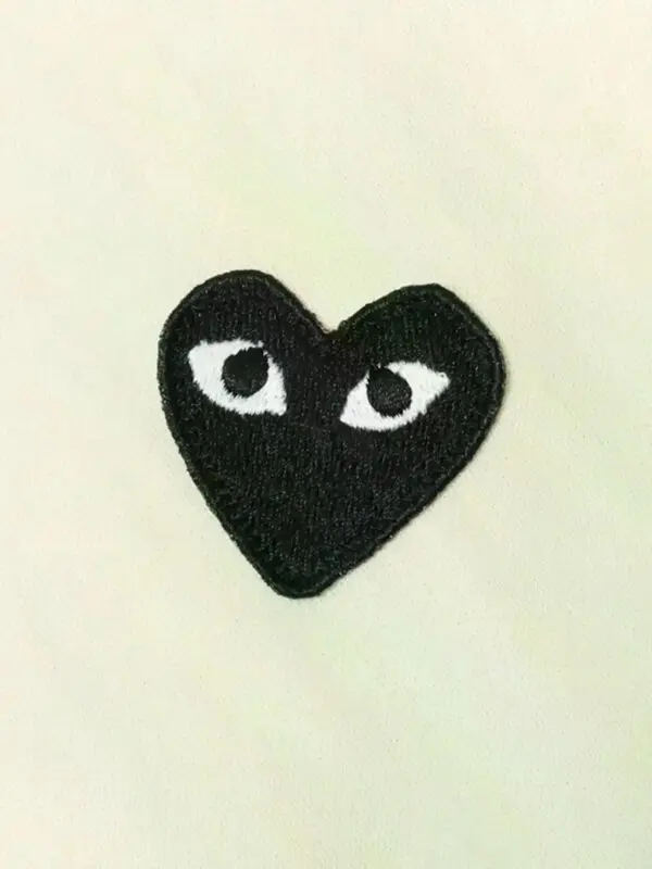 Play Comme Des Garcon Big Heart Zip-up Sweatshirt