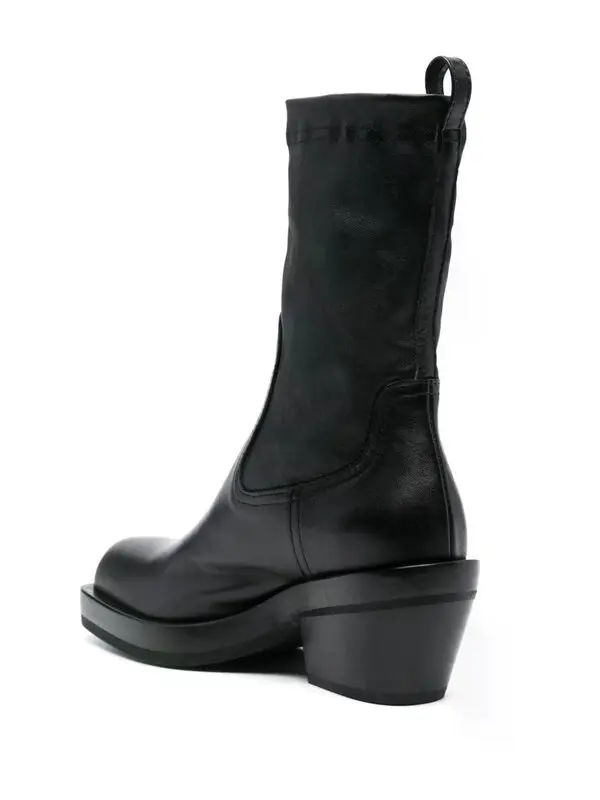 Agl Square-toe Calf-length Boots
