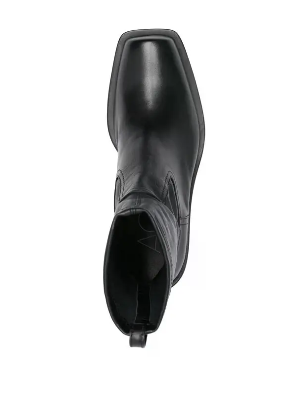 Agl Square-toe Calf-length Boots