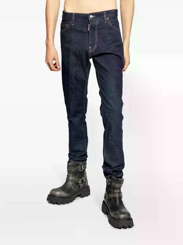 Dsquared2 Panelled Slim-cut Jeans