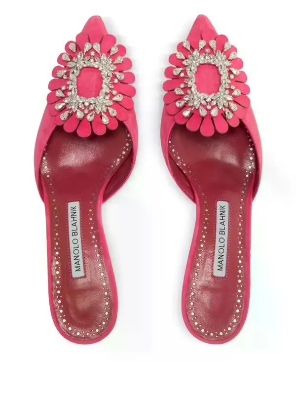 Manolo Blahnik 50mm Shog Mules