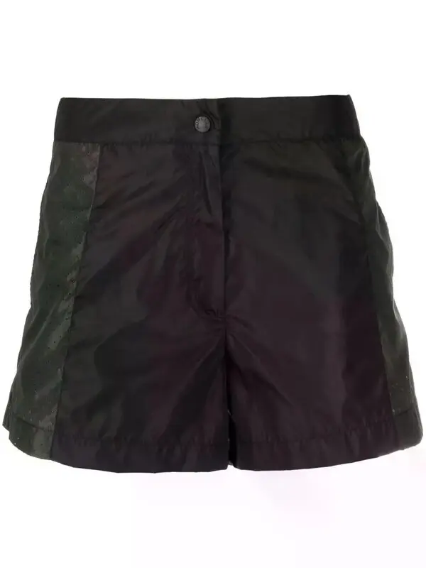 Moncler Logo-embossed Two-tone Shorts