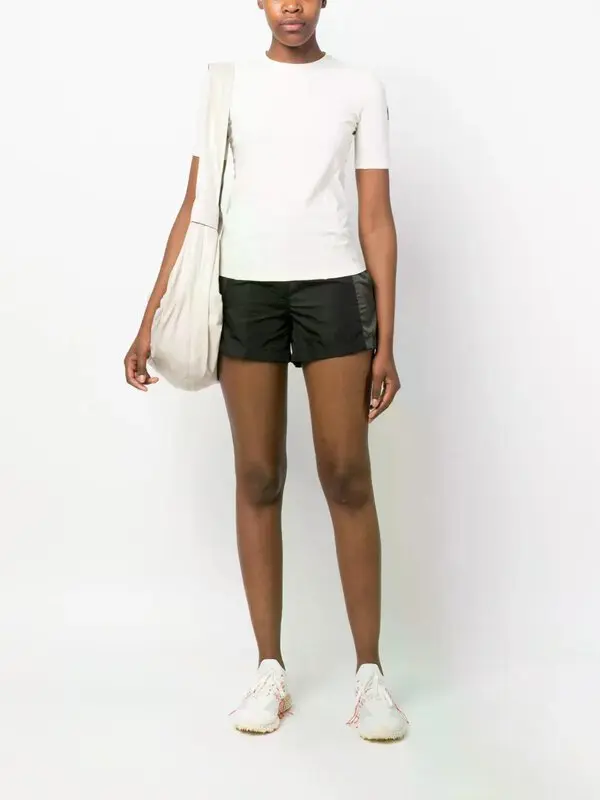 Moncler Logo-embossed Two-tone Shorts
