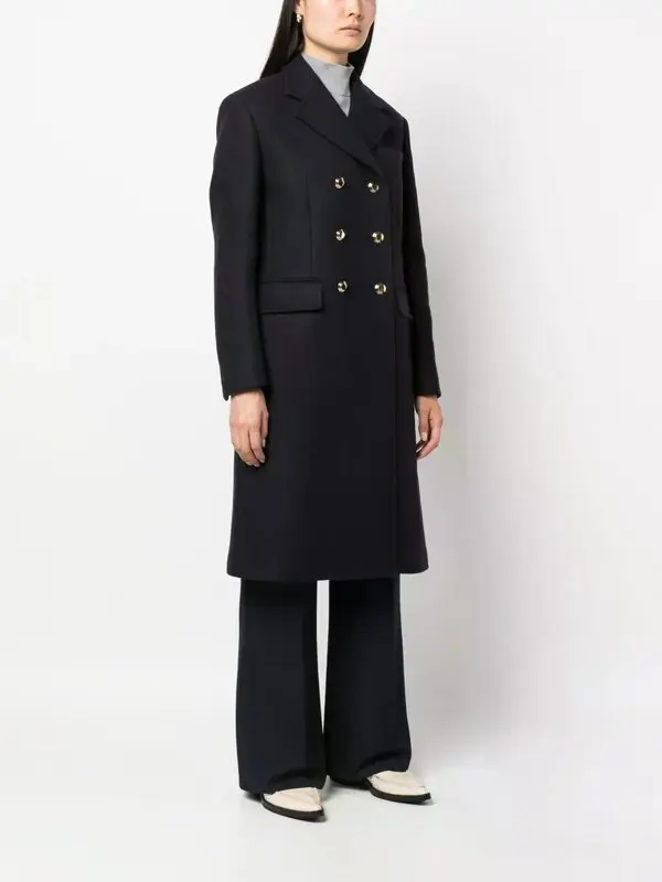 Miu Miu Double-breasted Virgin Wool Coat
