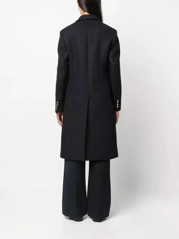 Miu Miu Double-breasted Virgin Wool Coat