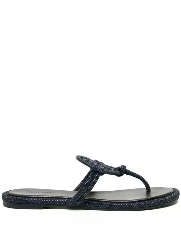 Tory Burch Miller Pavé Crystal-embellished Sandals