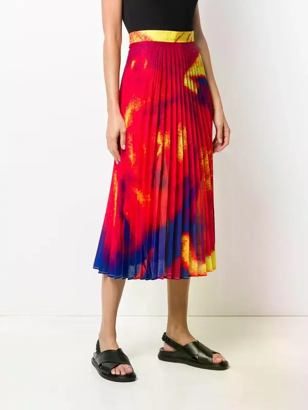 THEBE MAGUGU Pleated Midi Skirt