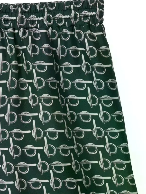 Burberry B-print Silk Pants
