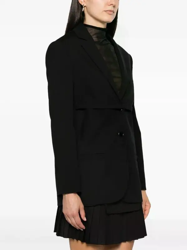 COURREGES Strap Single-breasted Blazer
